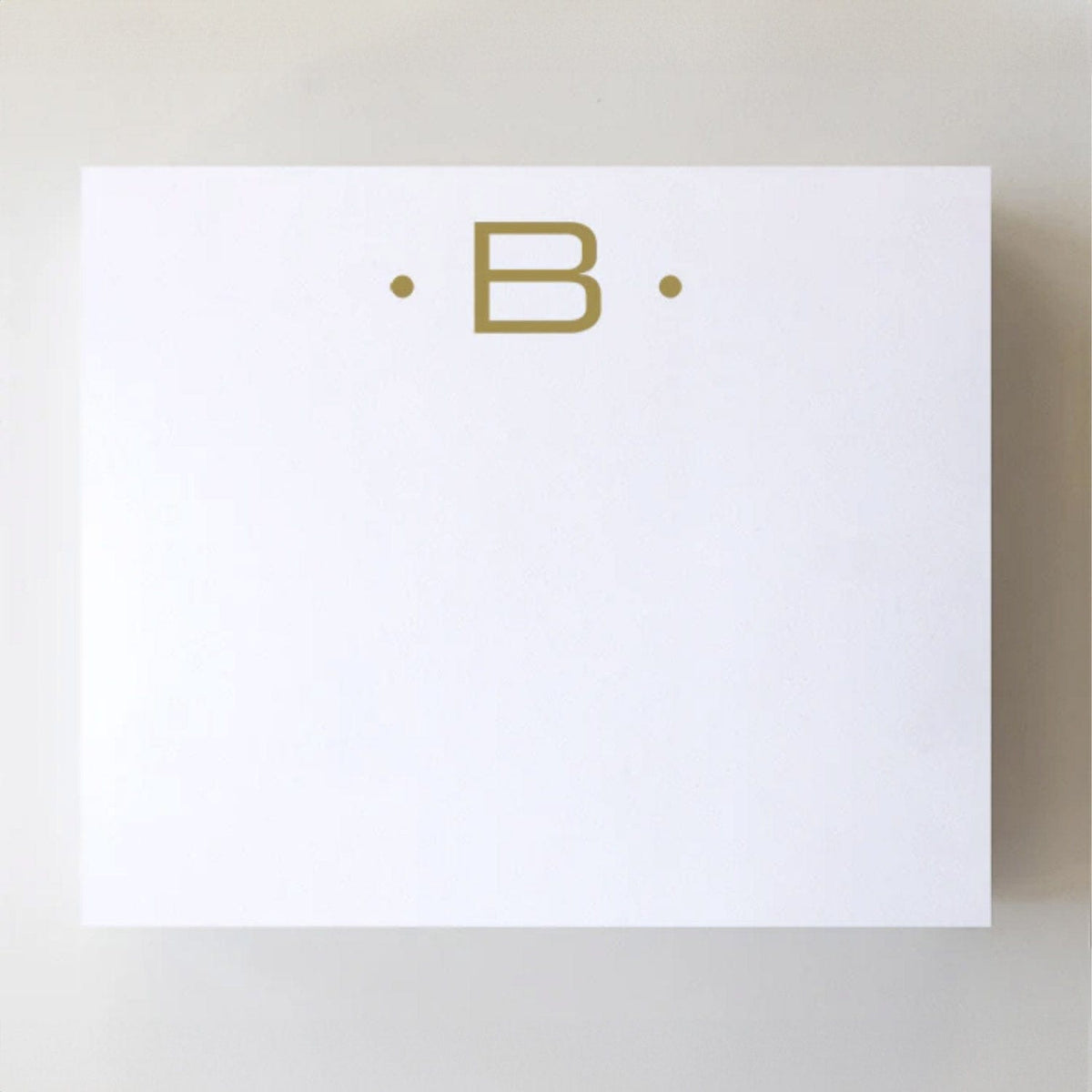 Gold Initial Notepad – Shop at Maison