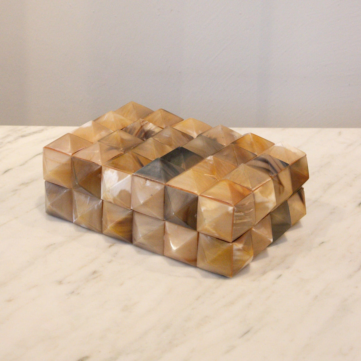 Buffalo Horn Pyramid Box, Large – Shop at Maison