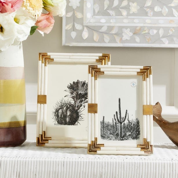 Sofia Frame, Gold/Natural 4x6 – Shop at Maison